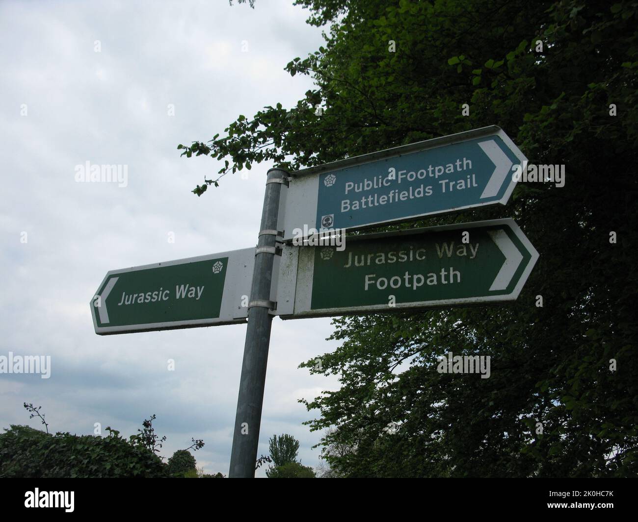 The Jurassic Way Long-distance trail. England. UK Stock Photo - Alamy