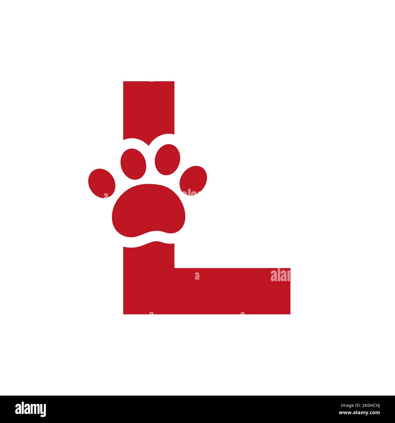 Letter L Pet Care Logo, Dog Logo Design Vector Sign and Symbol Template ...