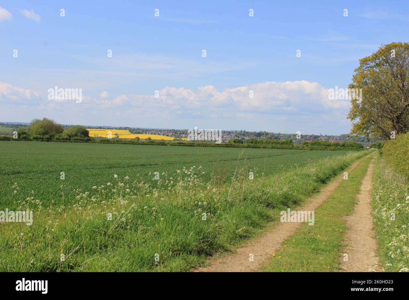 The Jurassic Way Long-distance trail. England. UK Stock Photo - Alamy