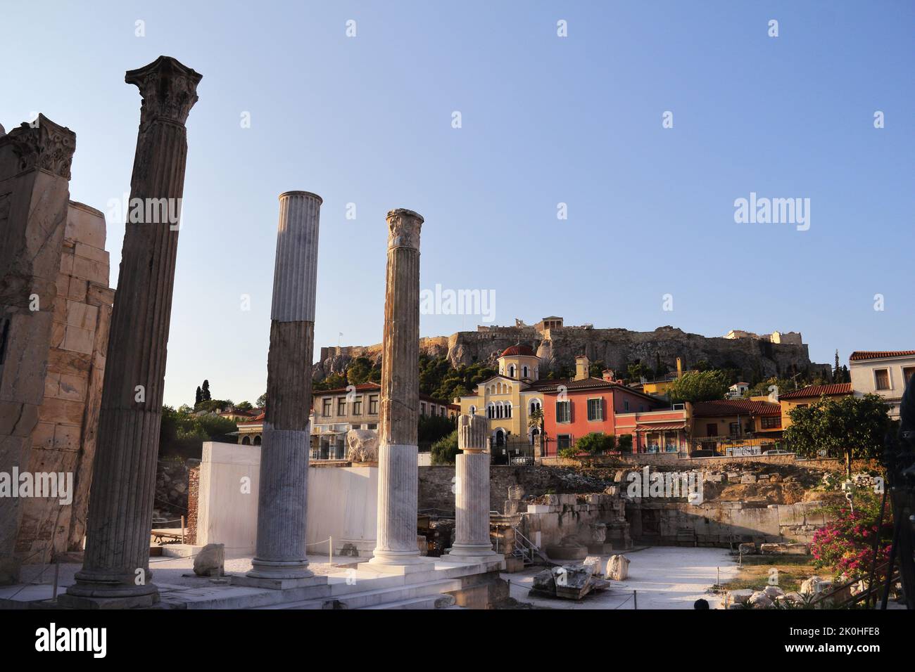 The beautiful cityscape with traditional buildings of the antient ...
