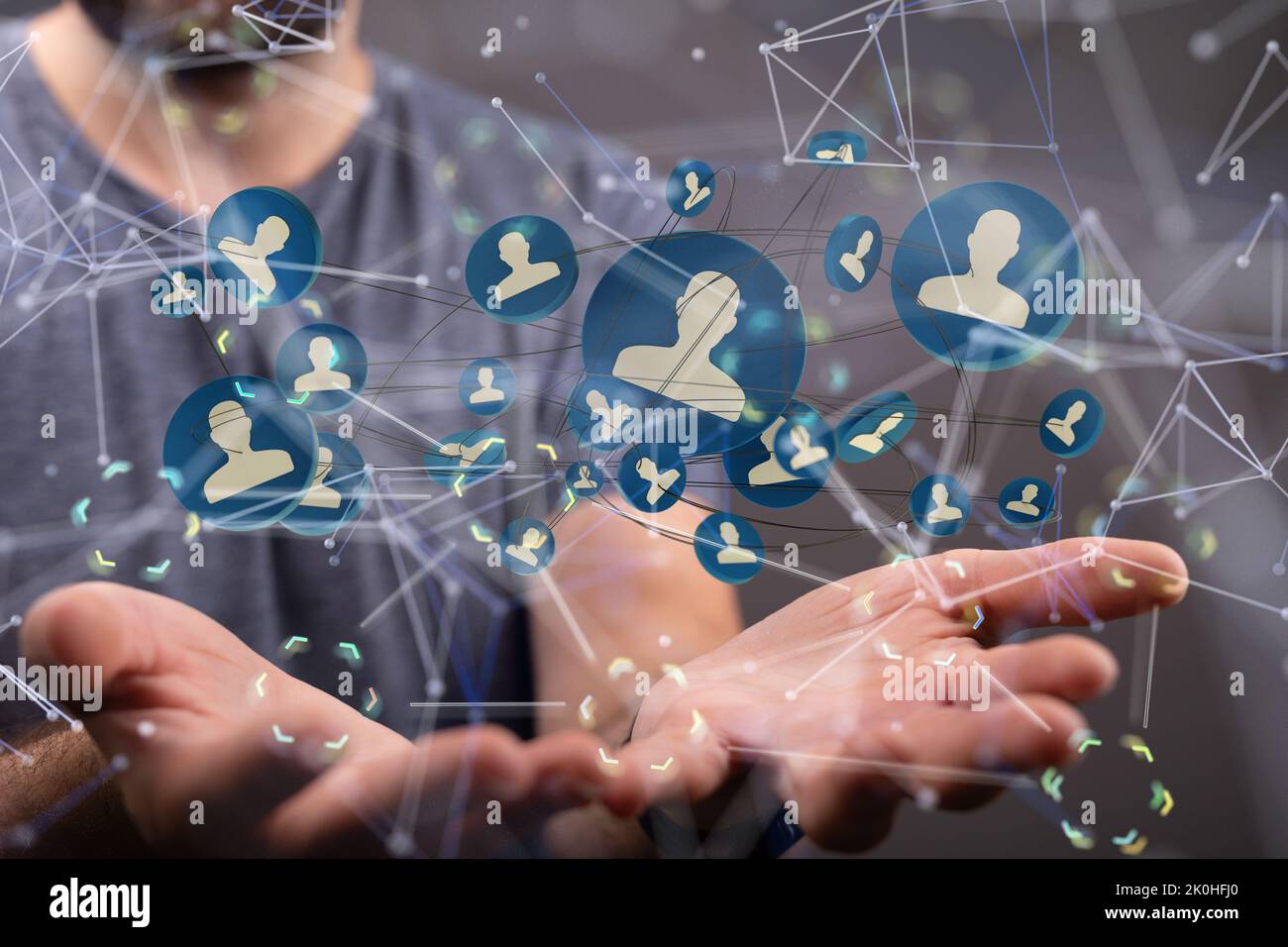 Group 3d rendered profile hi-res stock photography and images - Alamy