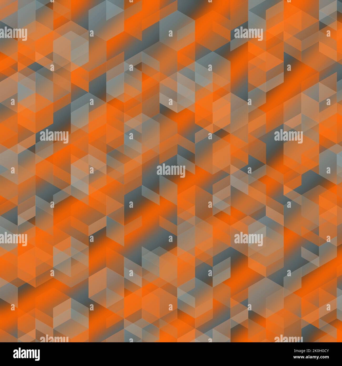 Abstract decorative illustration of hexagon and triangular Grid shape ...