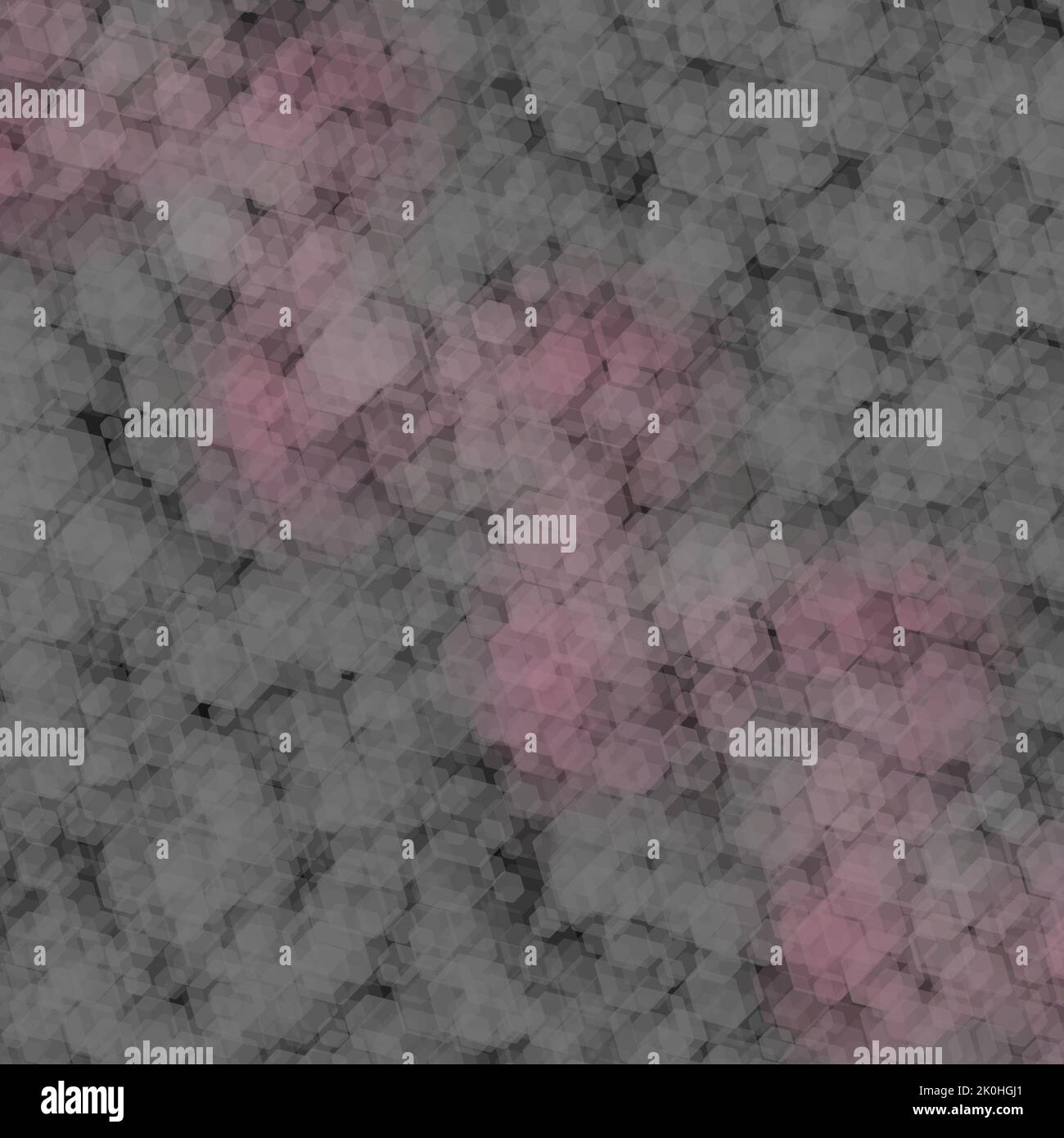 Abstract decorative illustration of hexagon Grid shape mosaic pattern ...