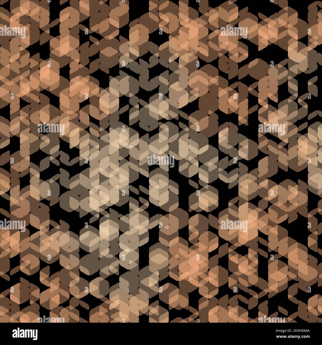 Abstract decorative illustration of hexagon and triangular Grid shape ...