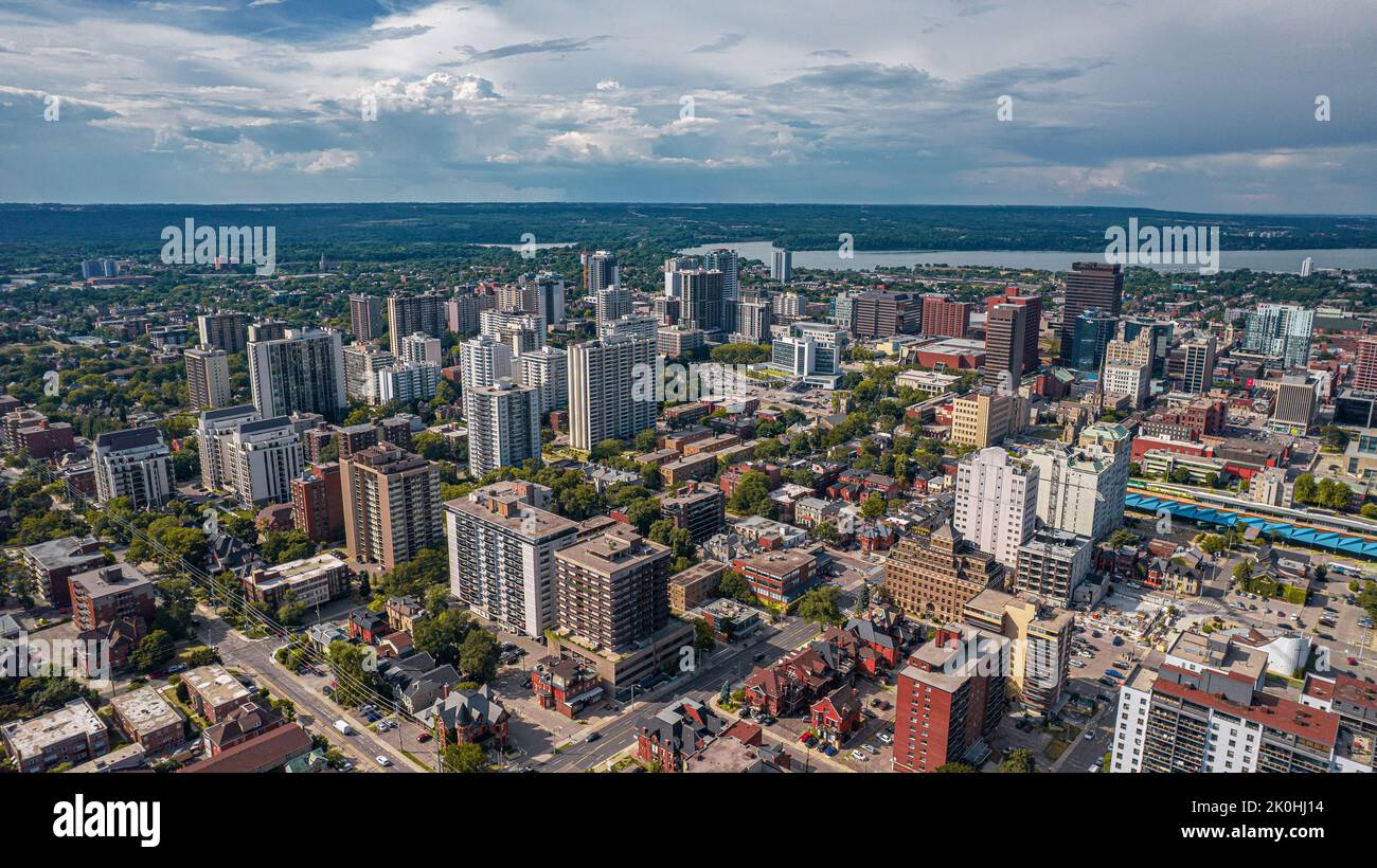 Aerial hamilton hi-res stock photography and images - Alamy