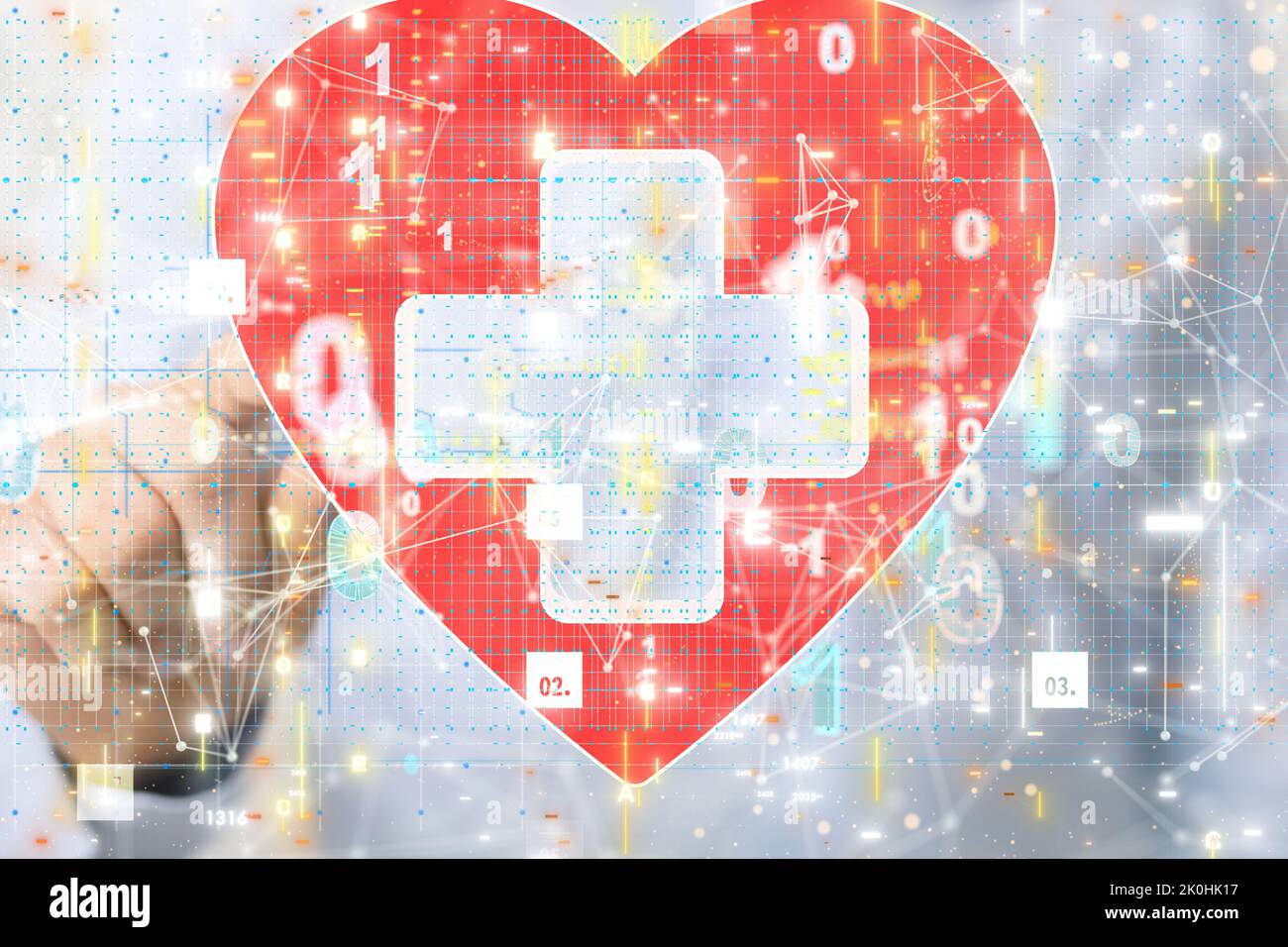 Digital healthcare network hi-res stock photography and images - Alamy