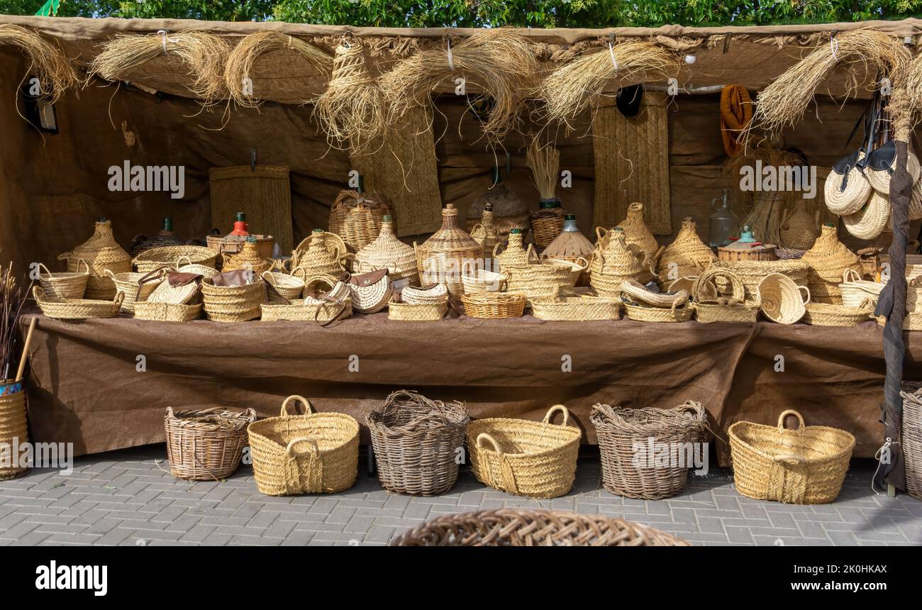 Market stall in ancient hi-res stock photography and images - Alamy