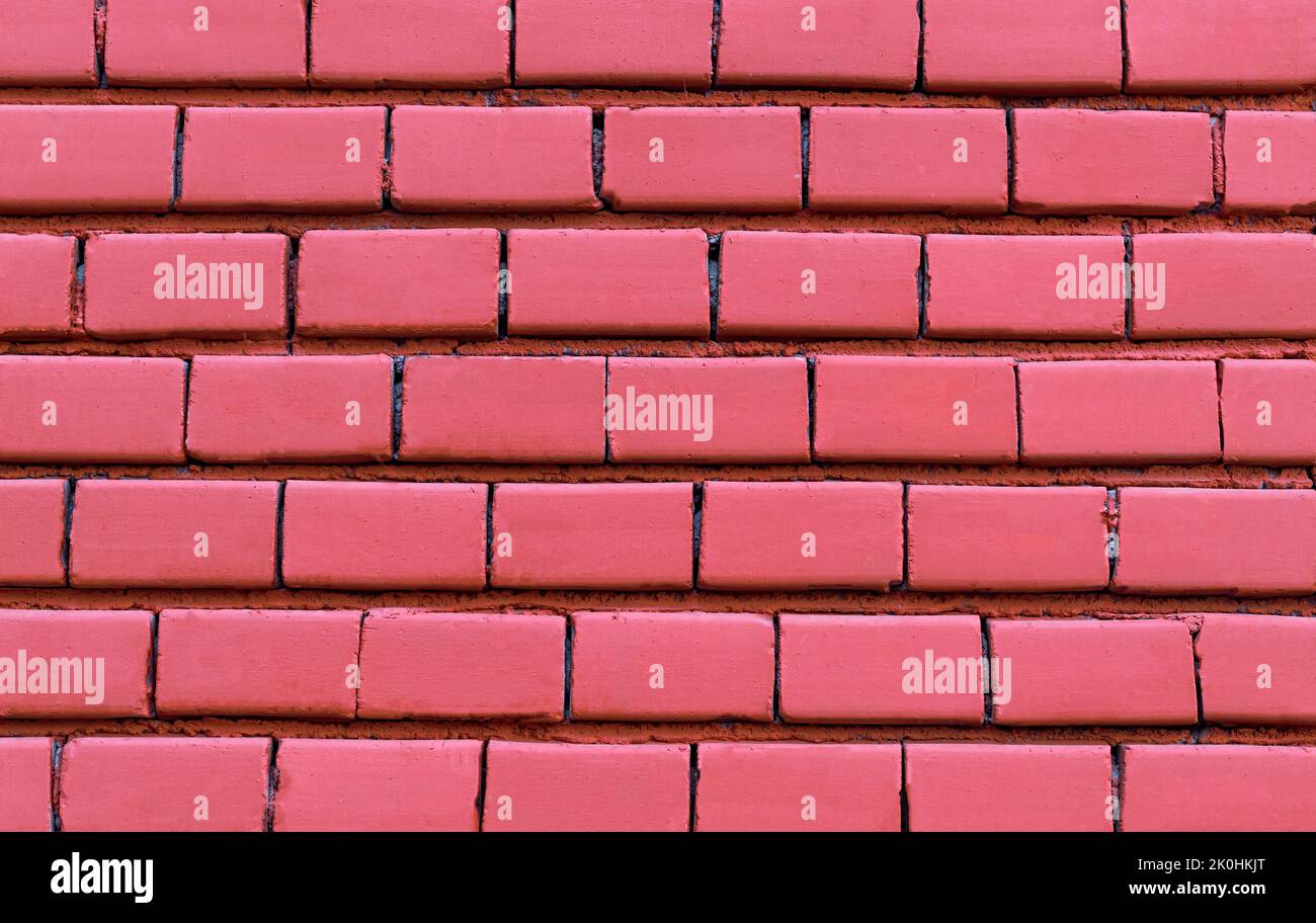 A red brick texture background design Stock Photo - Alamy