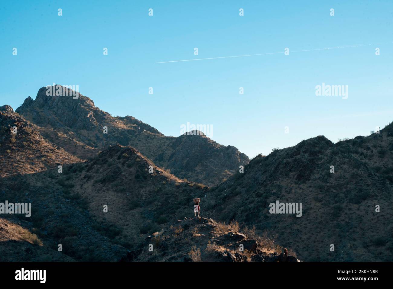 An aerial view of the Dreamy Draw mountains in Arizona Stock Photo - Alamy