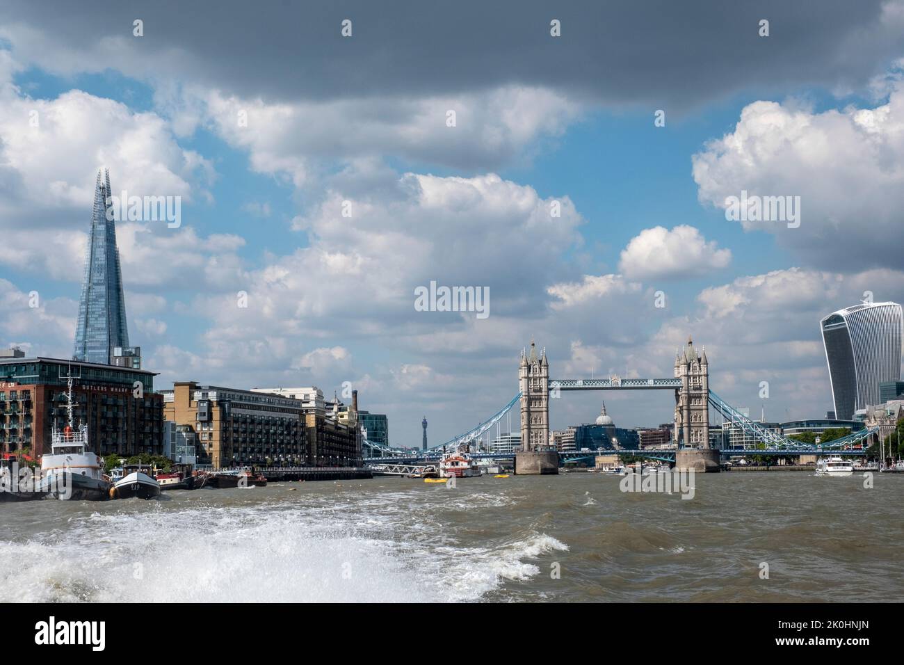 View from the River Thames, London Stock Photo - Alamy