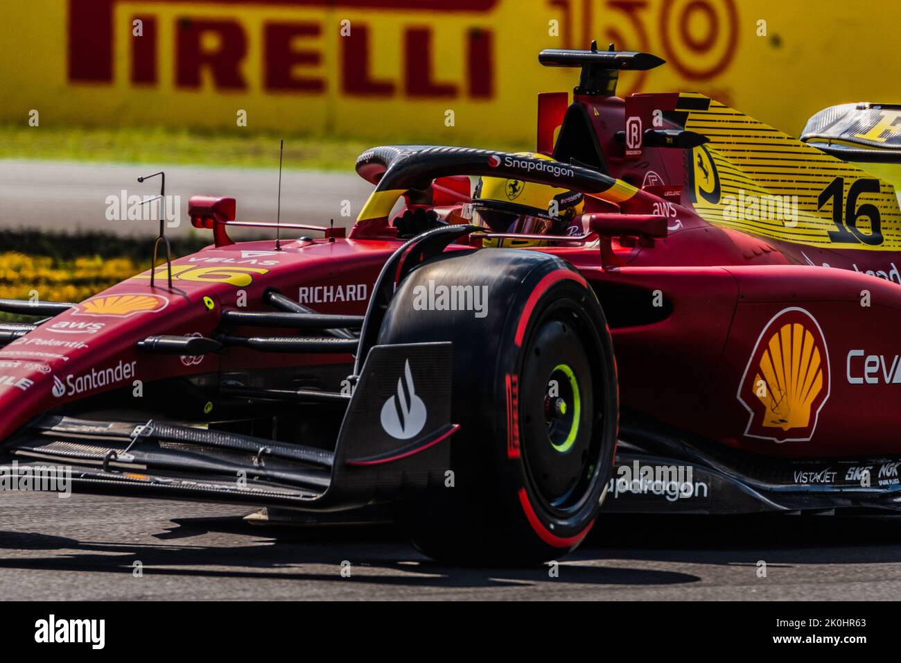 MONZA, Italy, 09 September 2022; #16, Charles LECLERC, MCO, Team ...