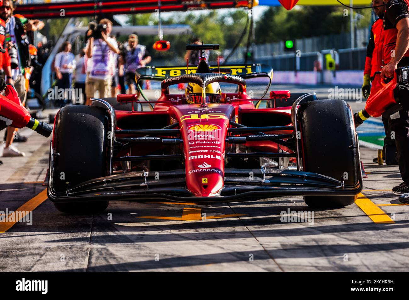 MONZA, Italy, 09 September 2022; #16, Charles LECLERC, MCO, Team ...