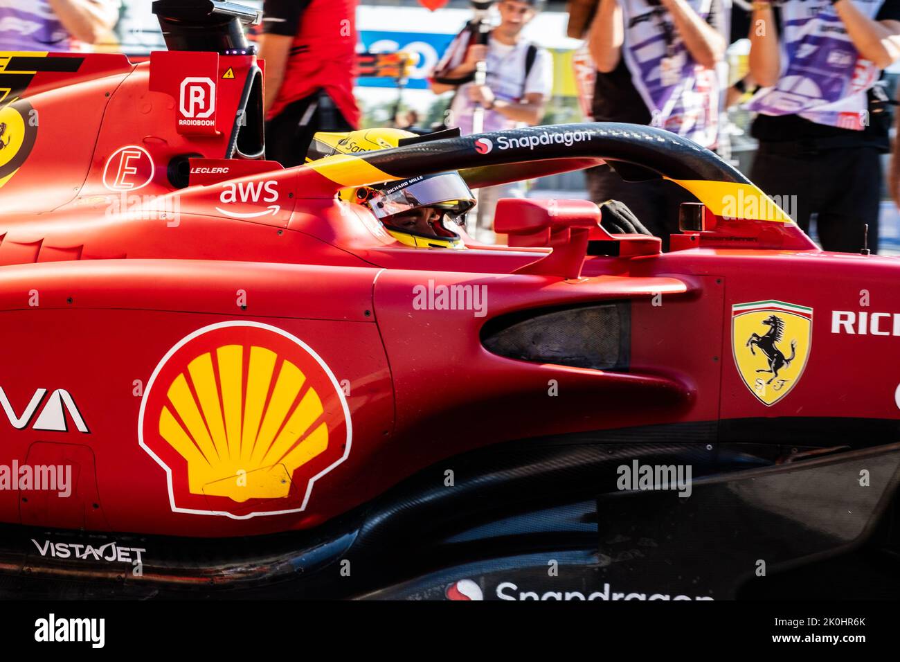MONZA, Italy, 09 September 2022; #16, Charles LECLERC, MCO, Team ...