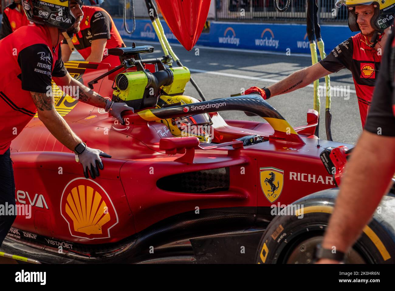 MONZA, Italy, 09 September 2022; #16, Charles LECLERC, MCO, Team ...