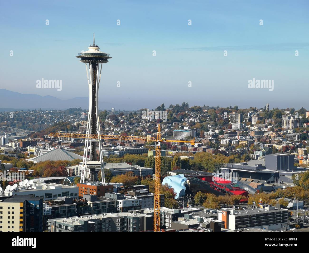 The famous Space needle building in Seattle, Washington Stock Photo - Alamy