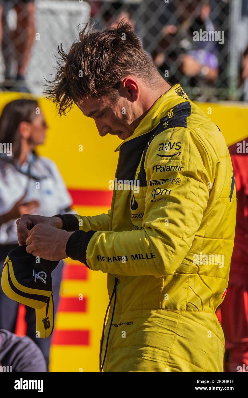 MONZA, Italy, 10 September 2022; #16, Charles LECLERC, MCO, Team ...