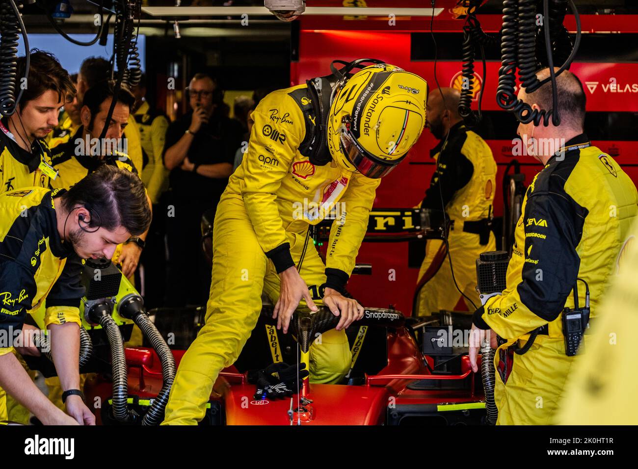 MONZA, Italy, 11 September 2022; #16, Charles LECLERC, MCO, Team ...