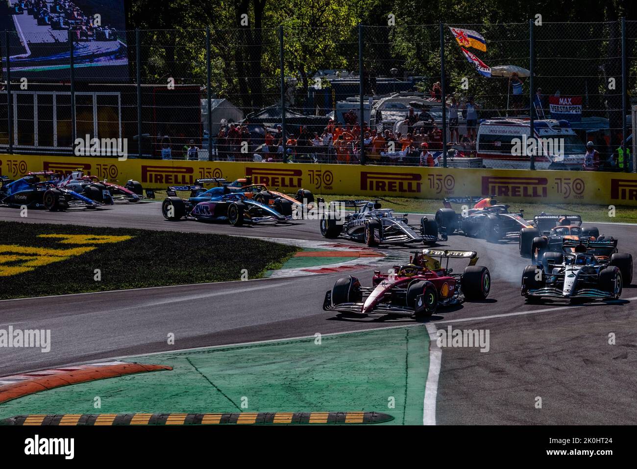 MONZA, Italy, 11 September 2022; #16, Charles LECLERC, MCO, Team ...