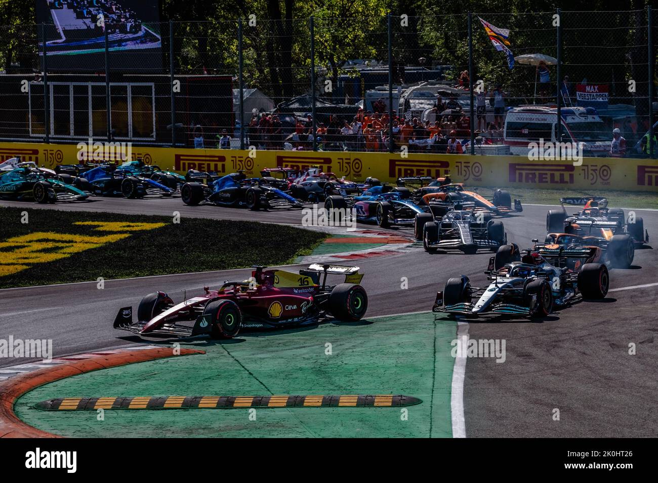 MONZA, Italy, 11 September 2022; #16, Charles LECLERC, MCO, Team ...