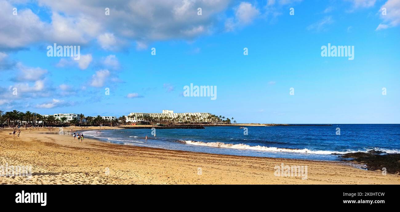 A scenic landscape of a beach during daytime Stock Photo - Alamy