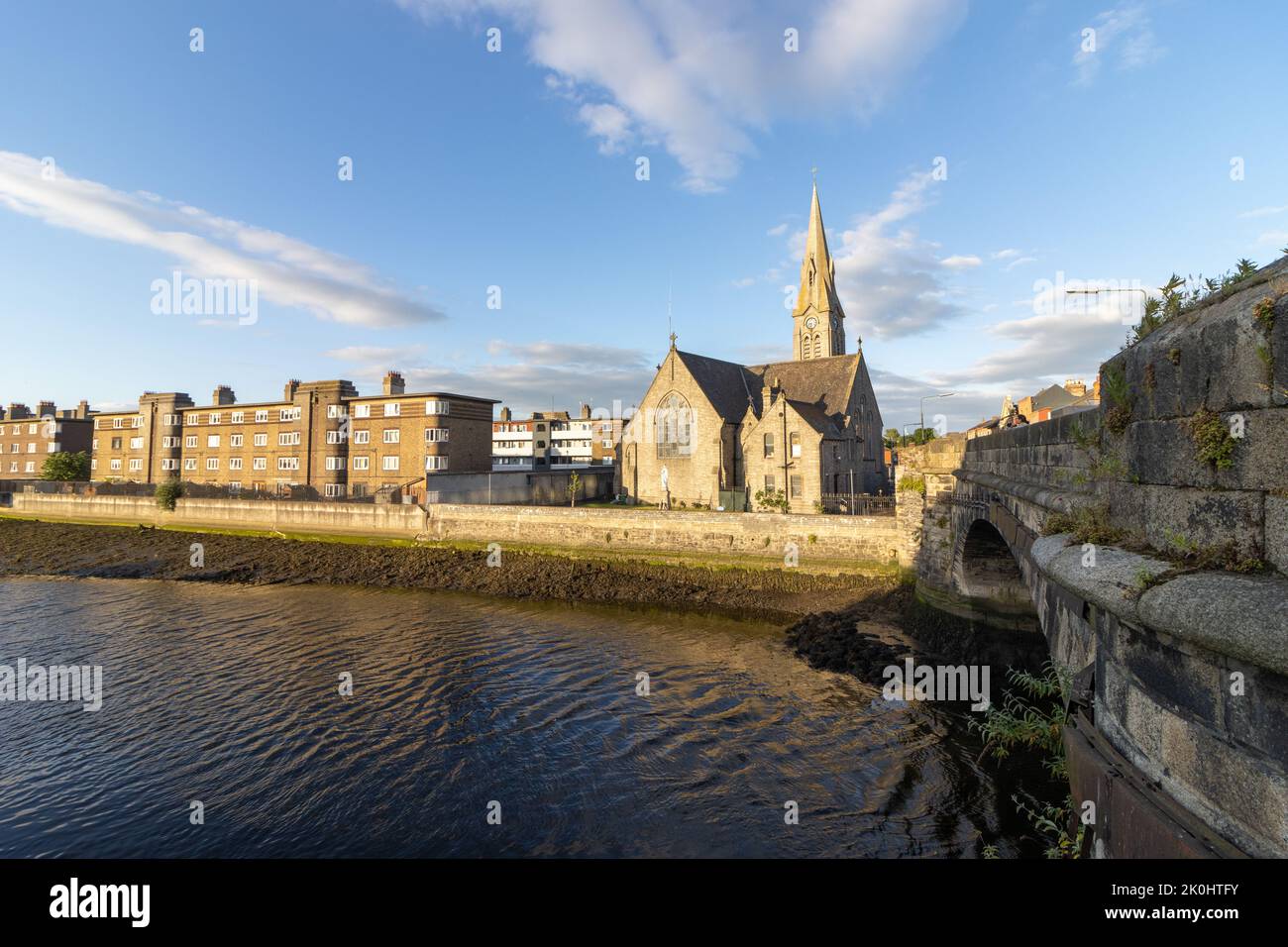 A beautiful view of the St. Patrick's Roman Catholic Church in Dublin ...