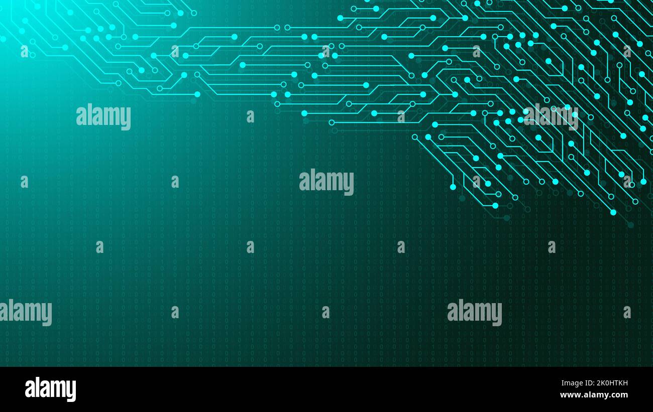 Computer motherboard background with circuit board electronic elements ...