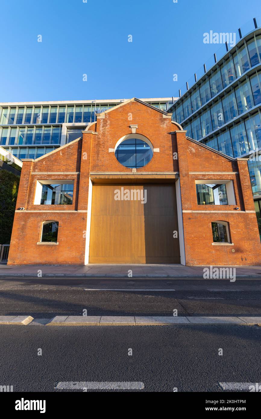 A vertical shot of the New HubSpot HQ Office in Dublin, Ireland on Sir ...