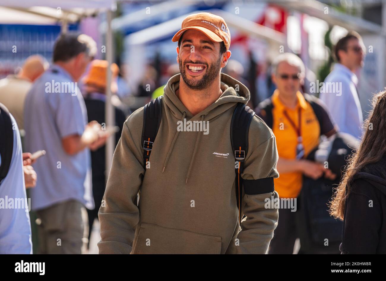 MONZA, Italy, 09 September 2022; # 3, Daniel RICCIARDO, AUS, McLaren F1 ...