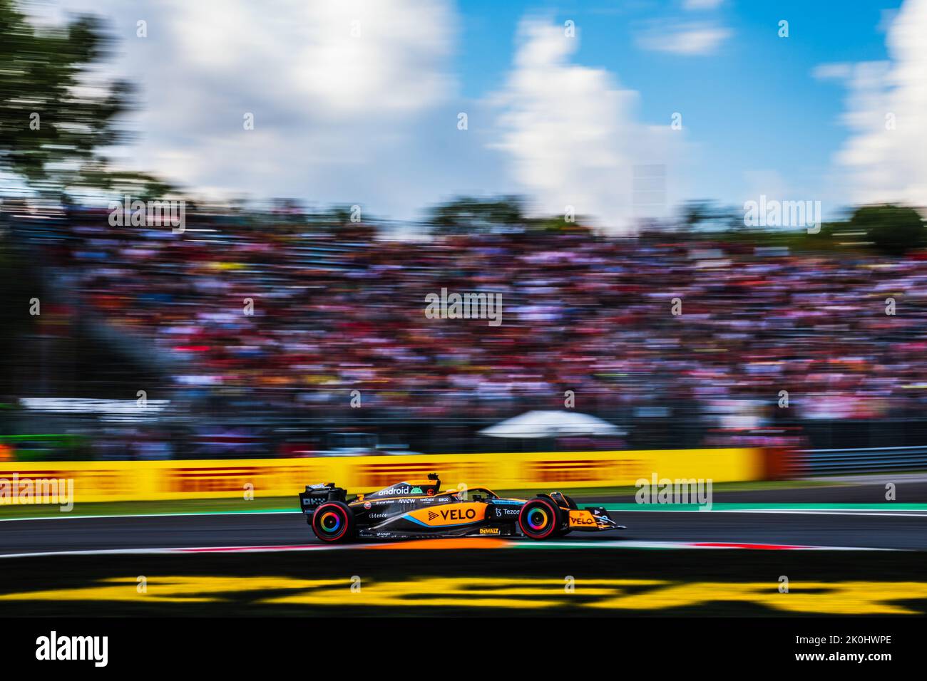 MONZA, Italy, 09 September 2022; # 3, Daniel RICCIARDO, AUS, McLaren F1 ...
