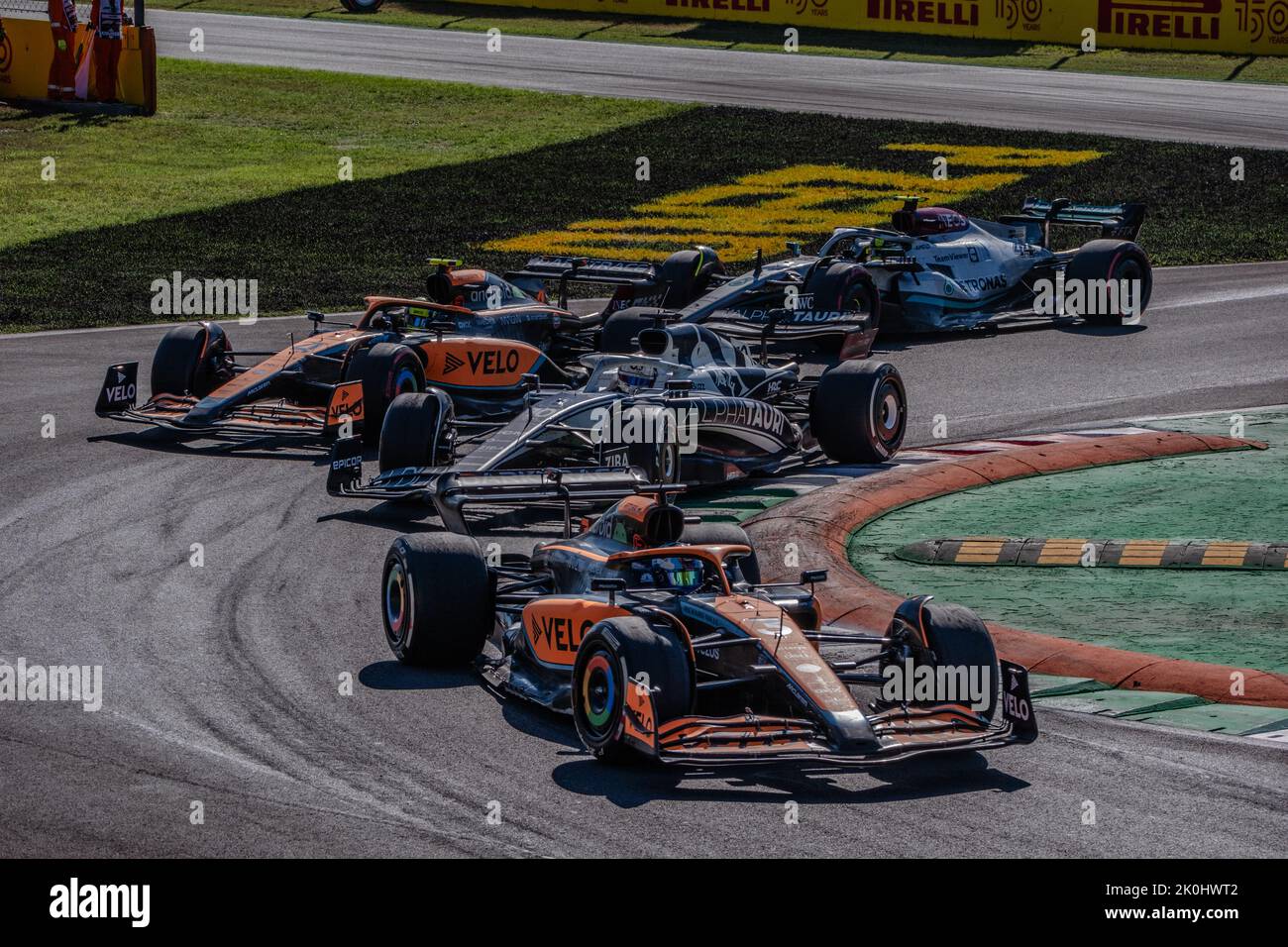 MONZA, Italy, 11 September 2022; # 3, Daniel RICCIARDO, AUS, McLaren F1 ...