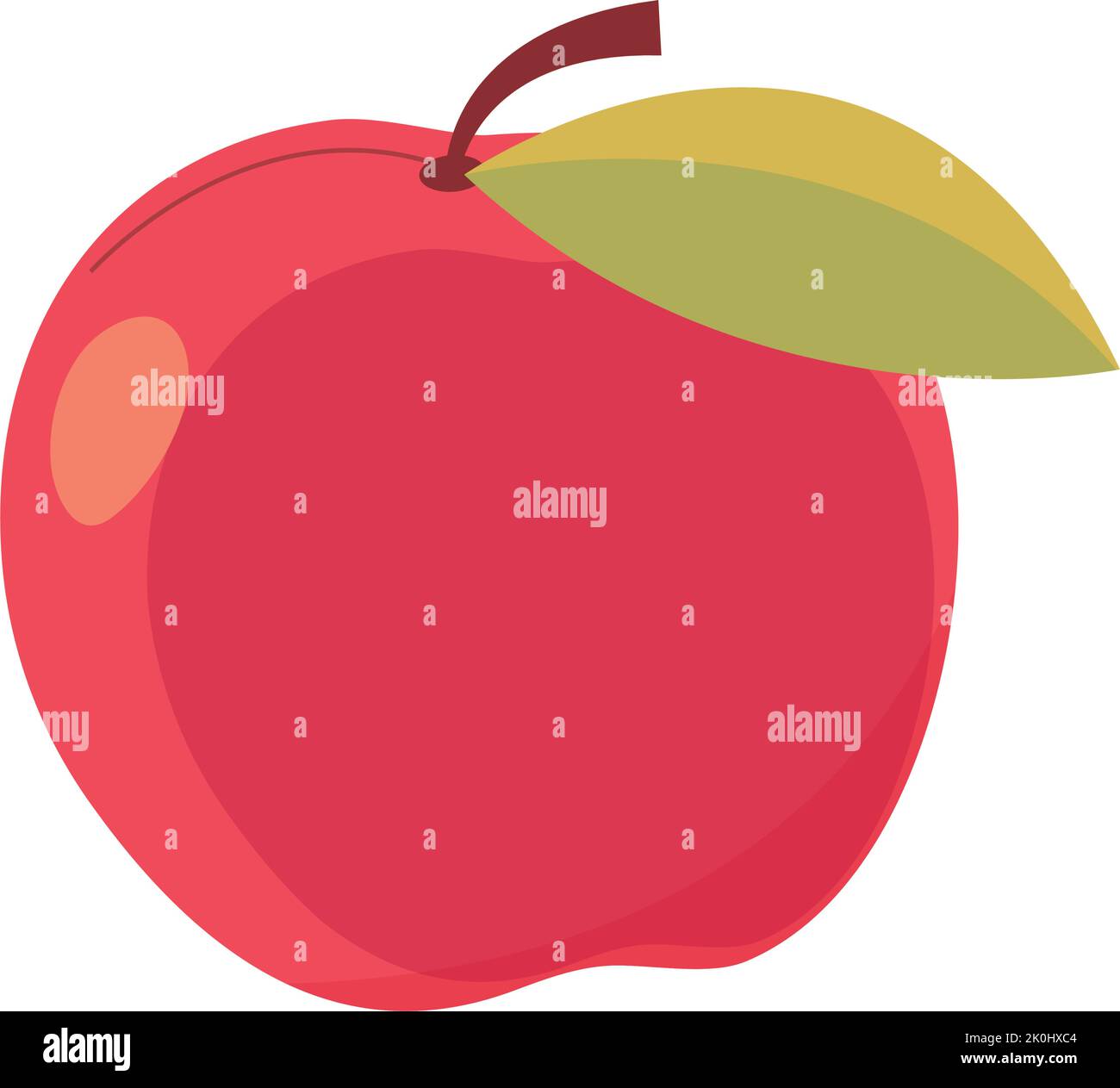 isometric apple fruit Stock Vector Image & Art - Alamy