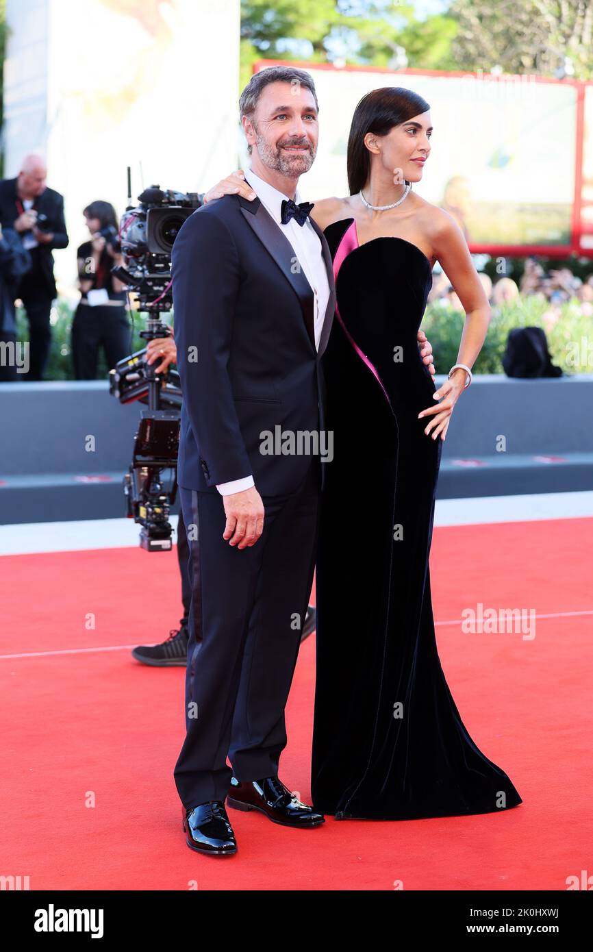 VENICE, ITALY - SEPTEMBER 10: Festival hostess Rocio Munoz Morales and ...