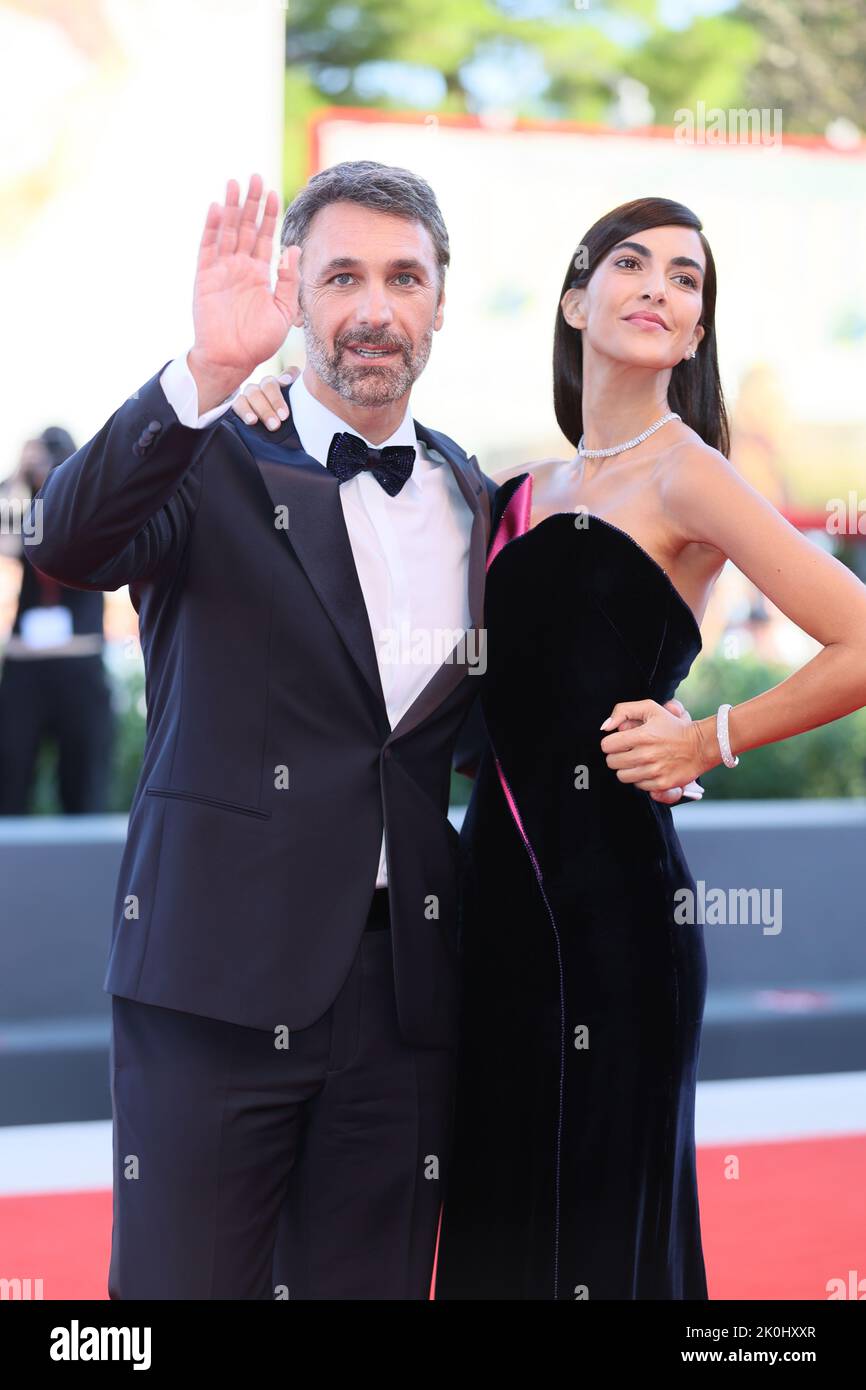 VENICE, ITALY - SEPTEMBER 10: Festival hostess Rocio Munoz Morales and ...