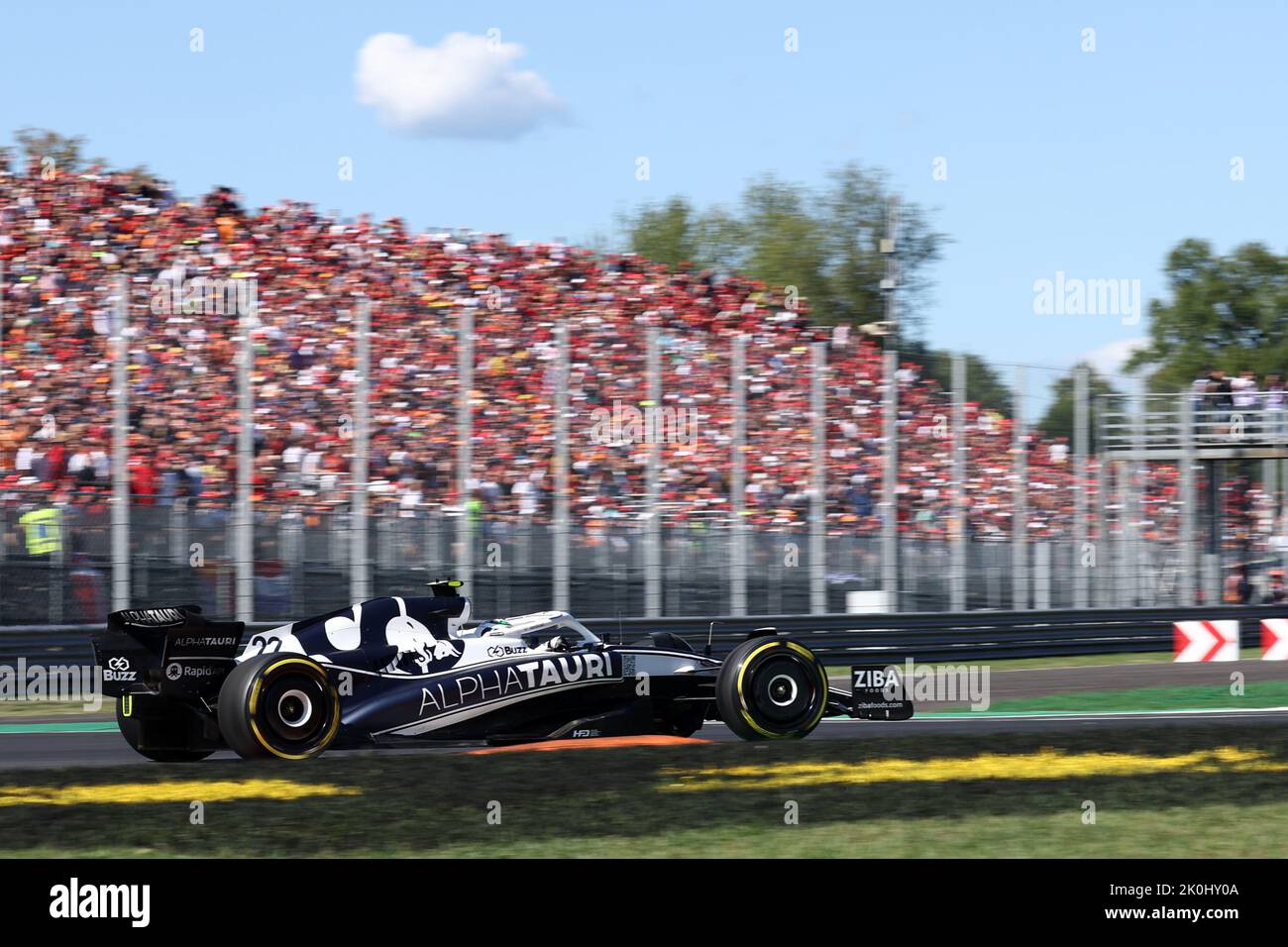 Monza, Italy. 11th Sep, 2022. Yuki Tsunoda of AlphaTauri on track during the F1 Grand Prix of ...
