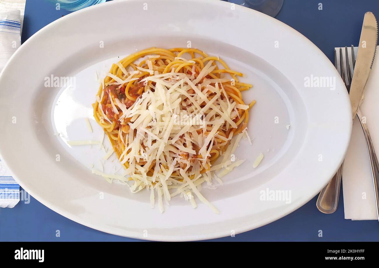 Food, First Course, Tomato and bacon Stock Photo - Alamy