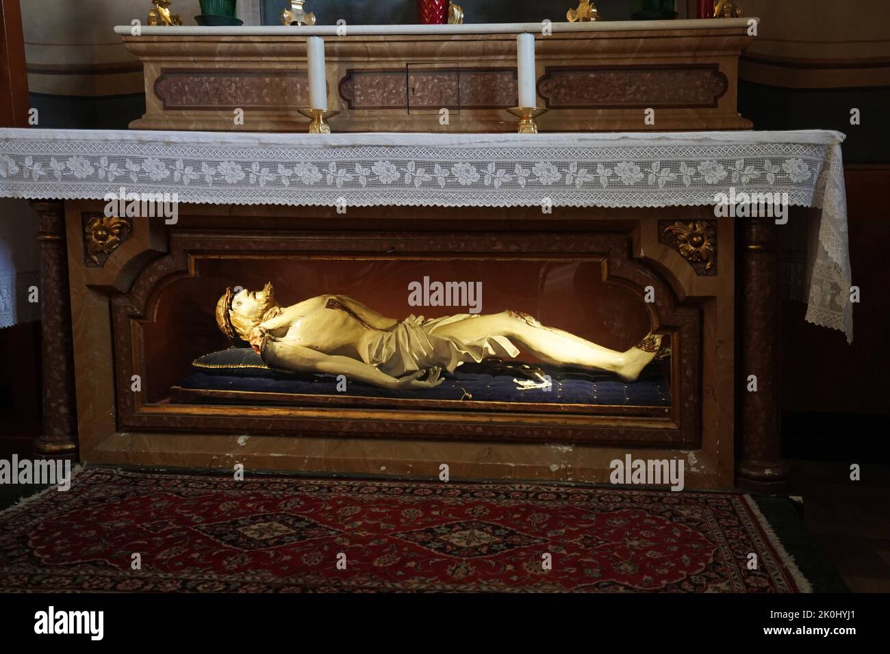 Chiesa San Giovanni Battista church, Interior, Porto Recanati, Marche ...
