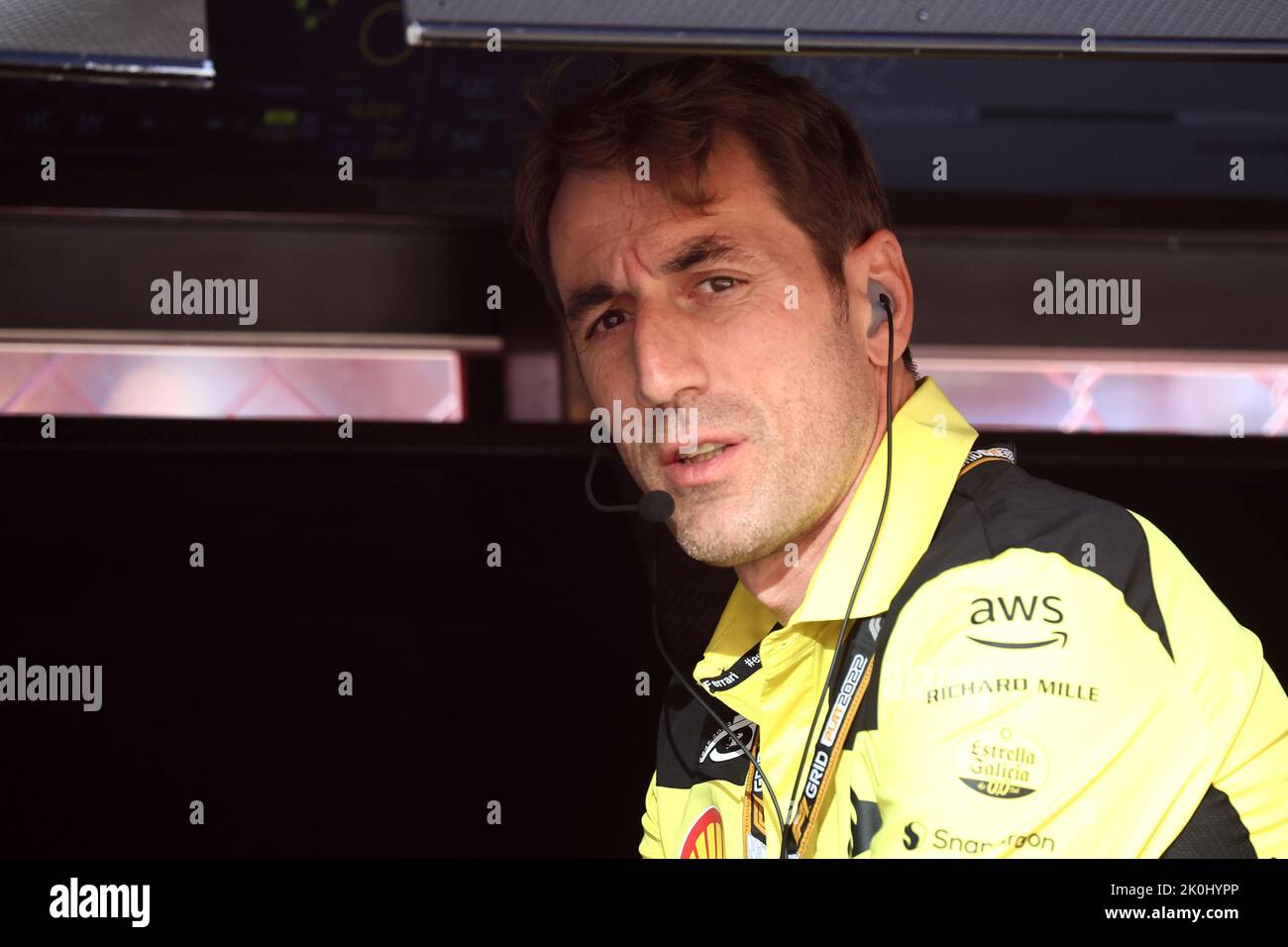 Monza, Italy. 11th Sep, 2022. Ignacio Rueda of Scuderia Ferrari looks ...