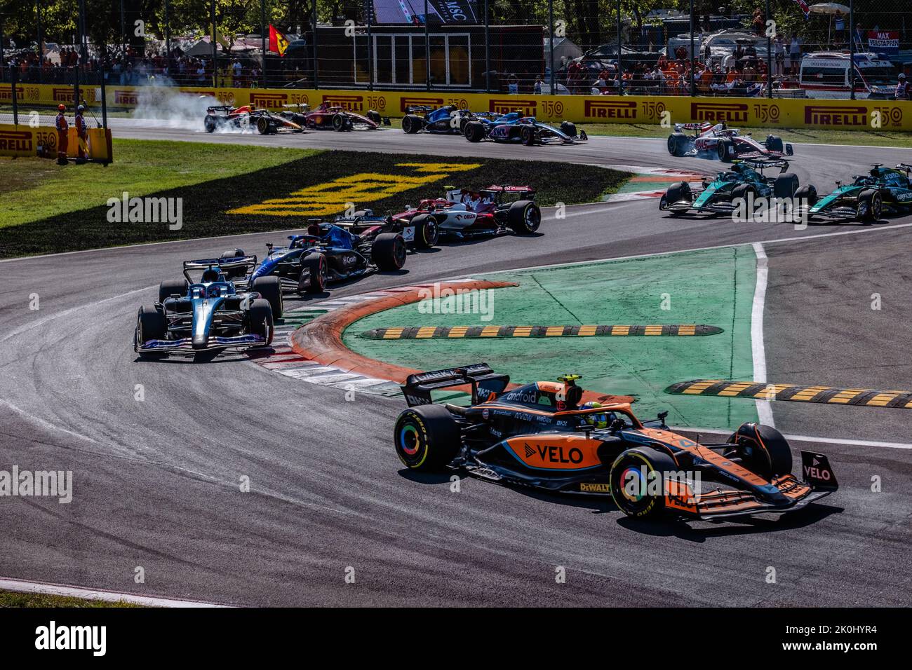 MONZA, Italy, 11 September 2022; # 4, Lando NORRIS, GBR, McLaren F1 ...