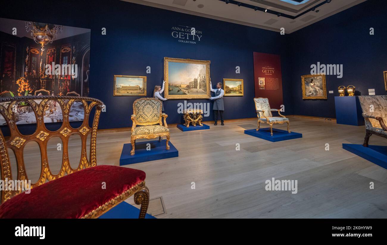 The ann and gordon getty collection sales preview hi-res stock ...