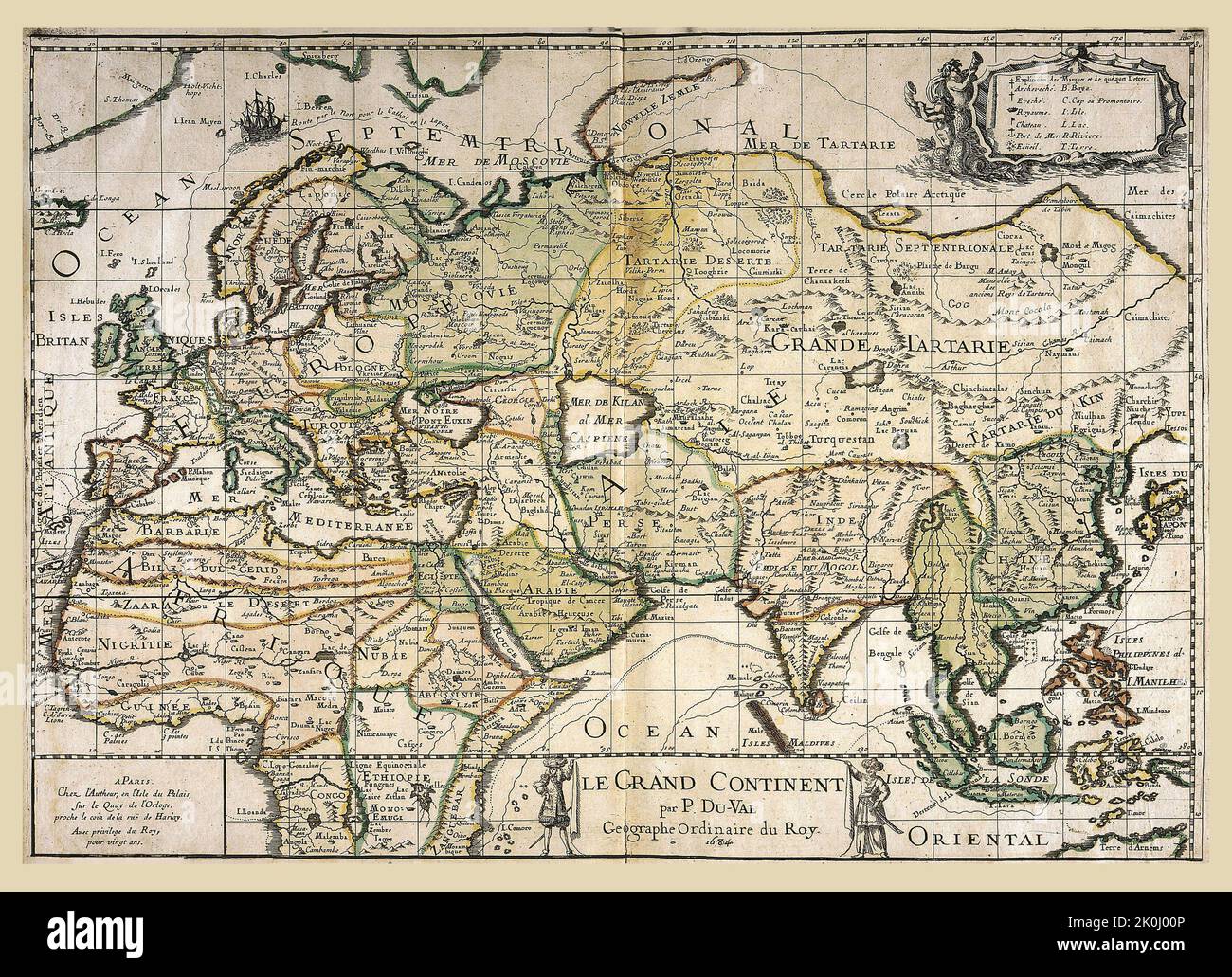 Map of europe and north africa hi-res stock photography and images - Alamy