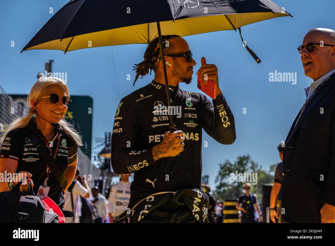 MONZA, Italy, 11 September 2022;#44, Lewis HAMILTON, GBR, Mercedes AMG ...