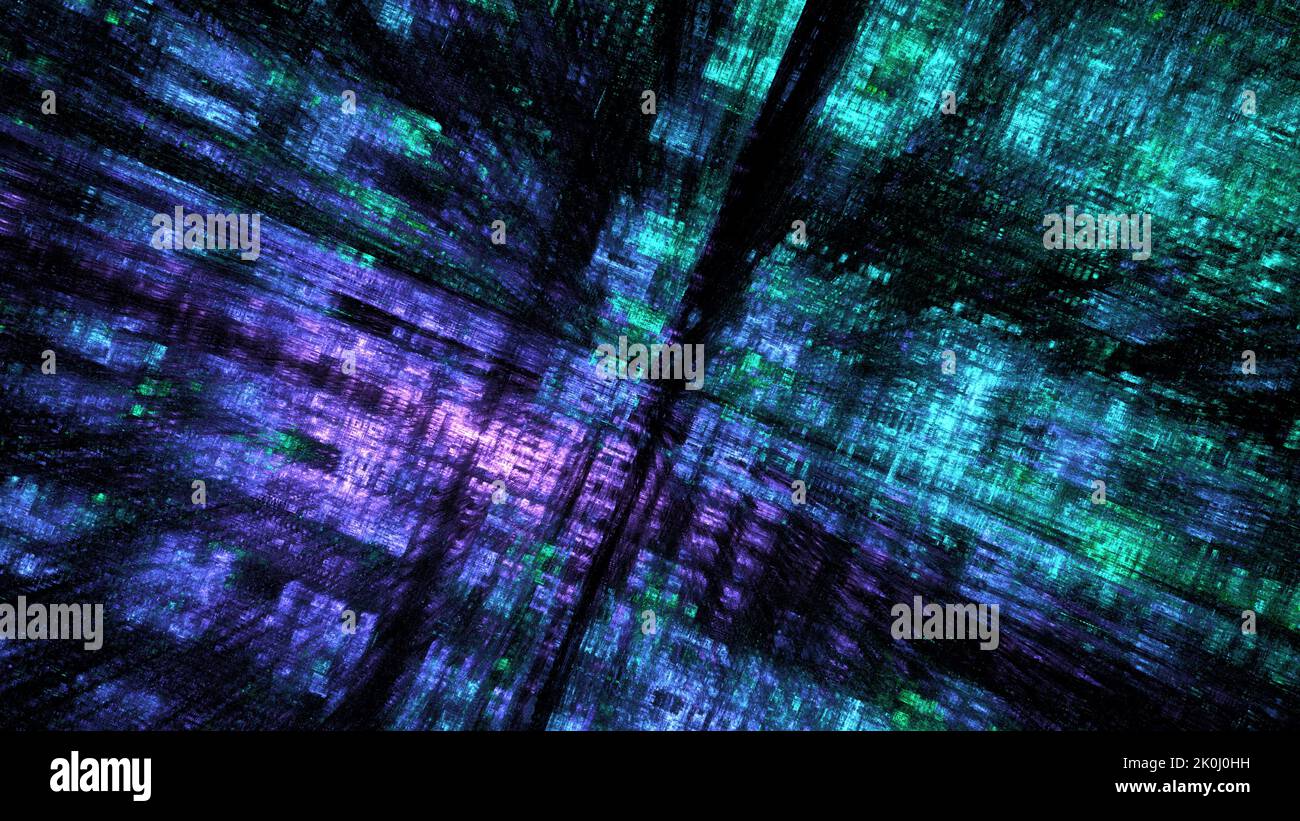 Abstract glowing geometric background. Modern digital technologies, an ...