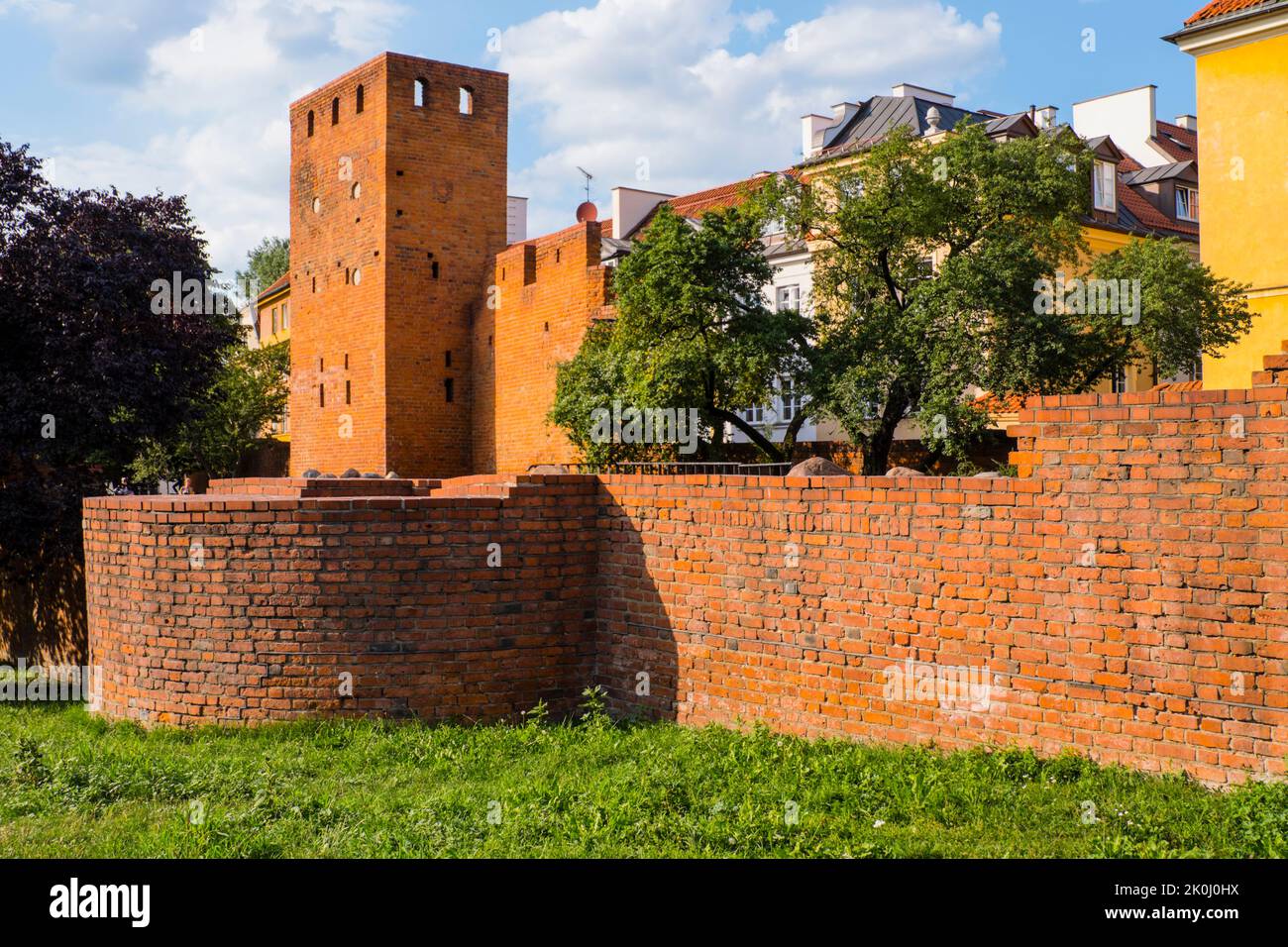 Warsaw city walls hi-res stock photography and images - Alamy