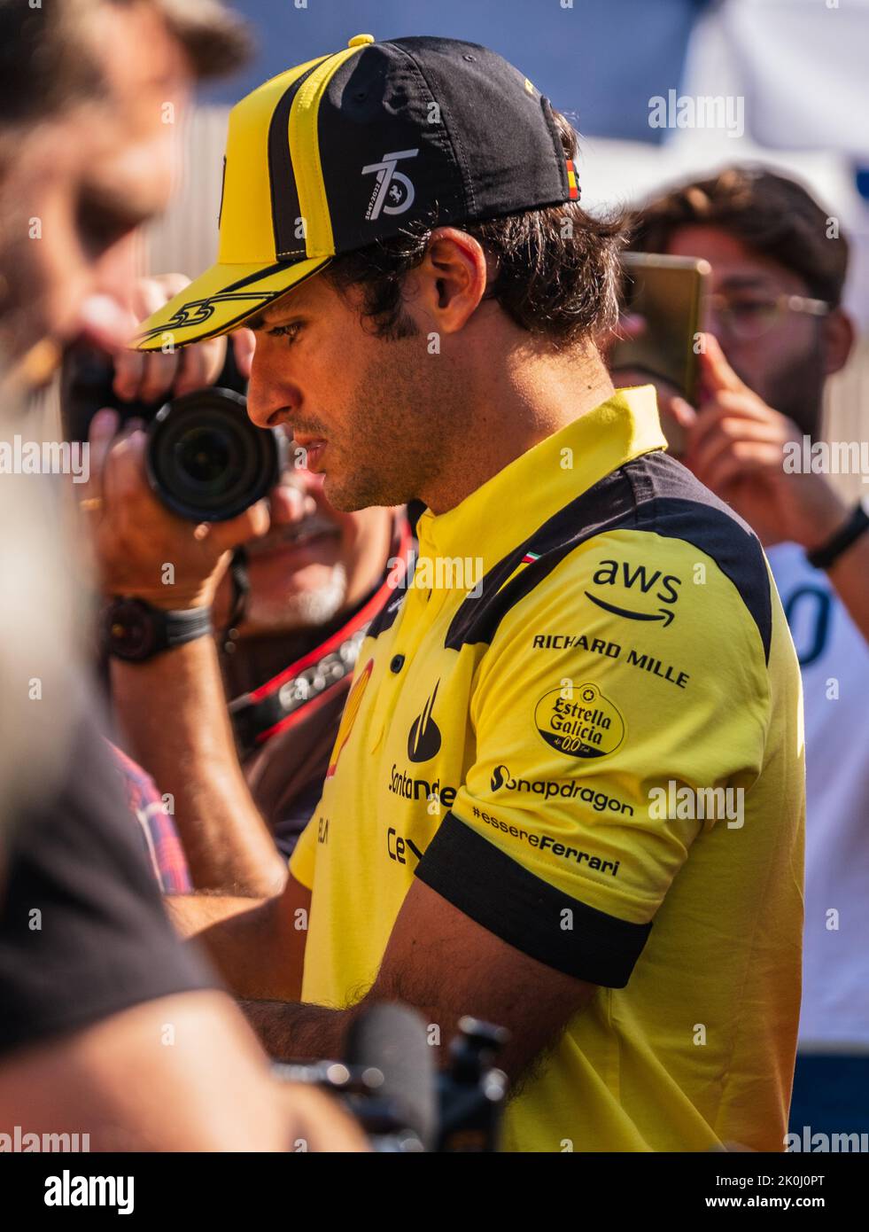 MONZA, Italy, 09 September 2022; #55, Carlos SAINZ Jr., ESP, Team ...