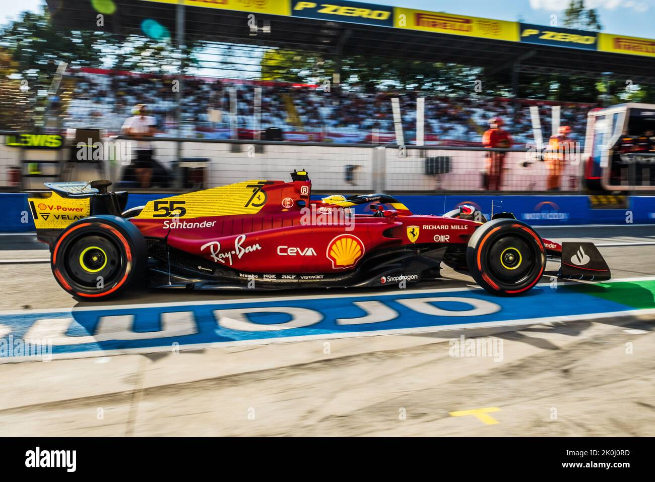 MONZA, Italy, 09 September 2022; #55, Carlos SAINZ Jr., ESP, Team ...