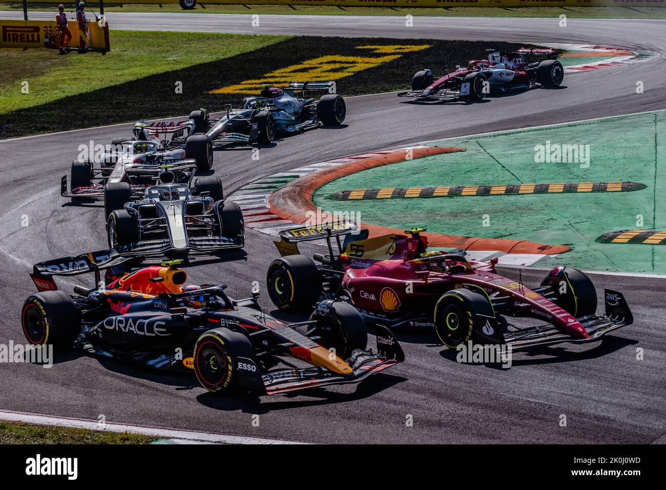MONZA, Italy, 11 September 2022; #55, Carlos SAINZ Jr., ESP, Team ...