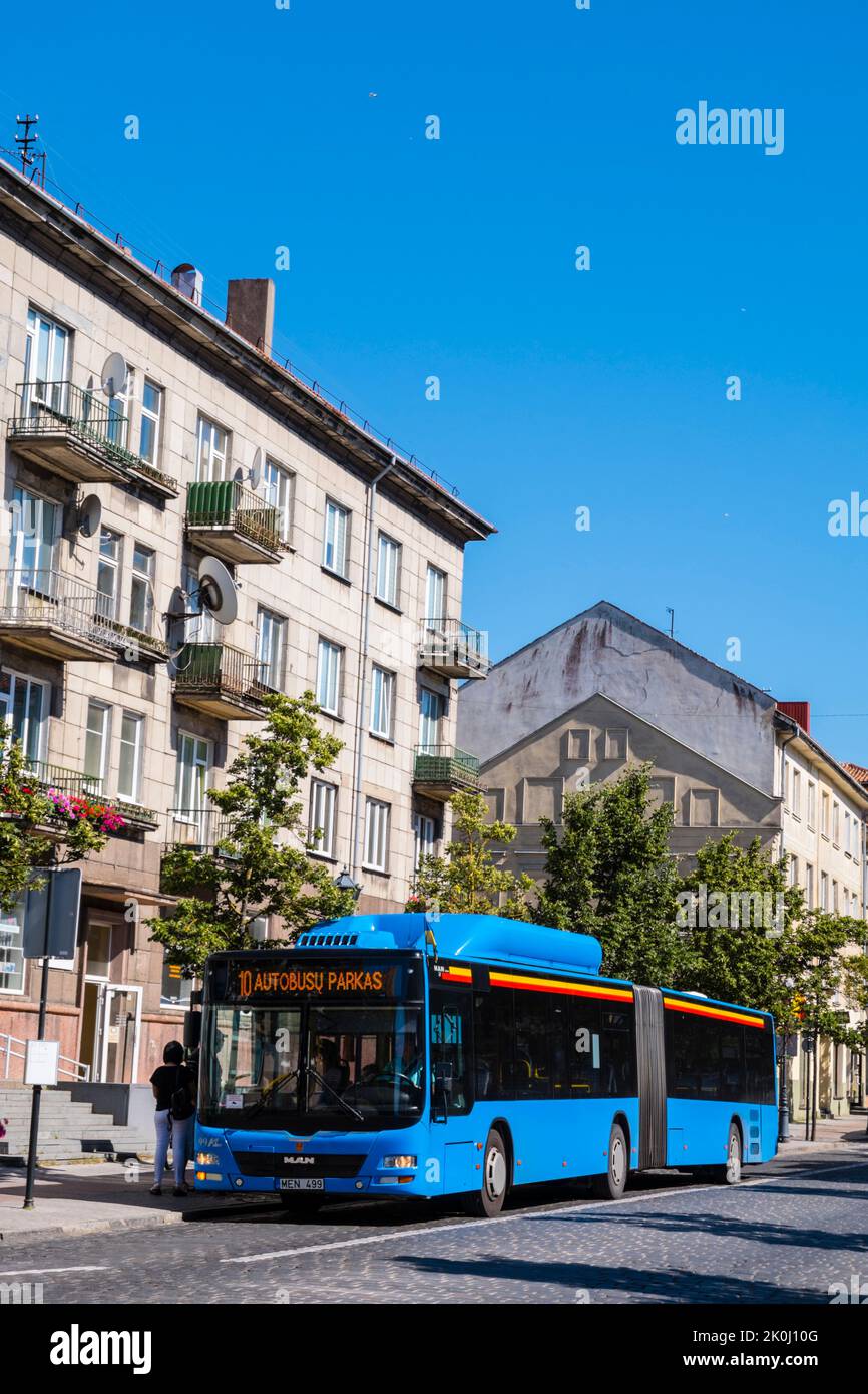 Bus, Klaipeda, Lithuania Stock Photo - Alamy