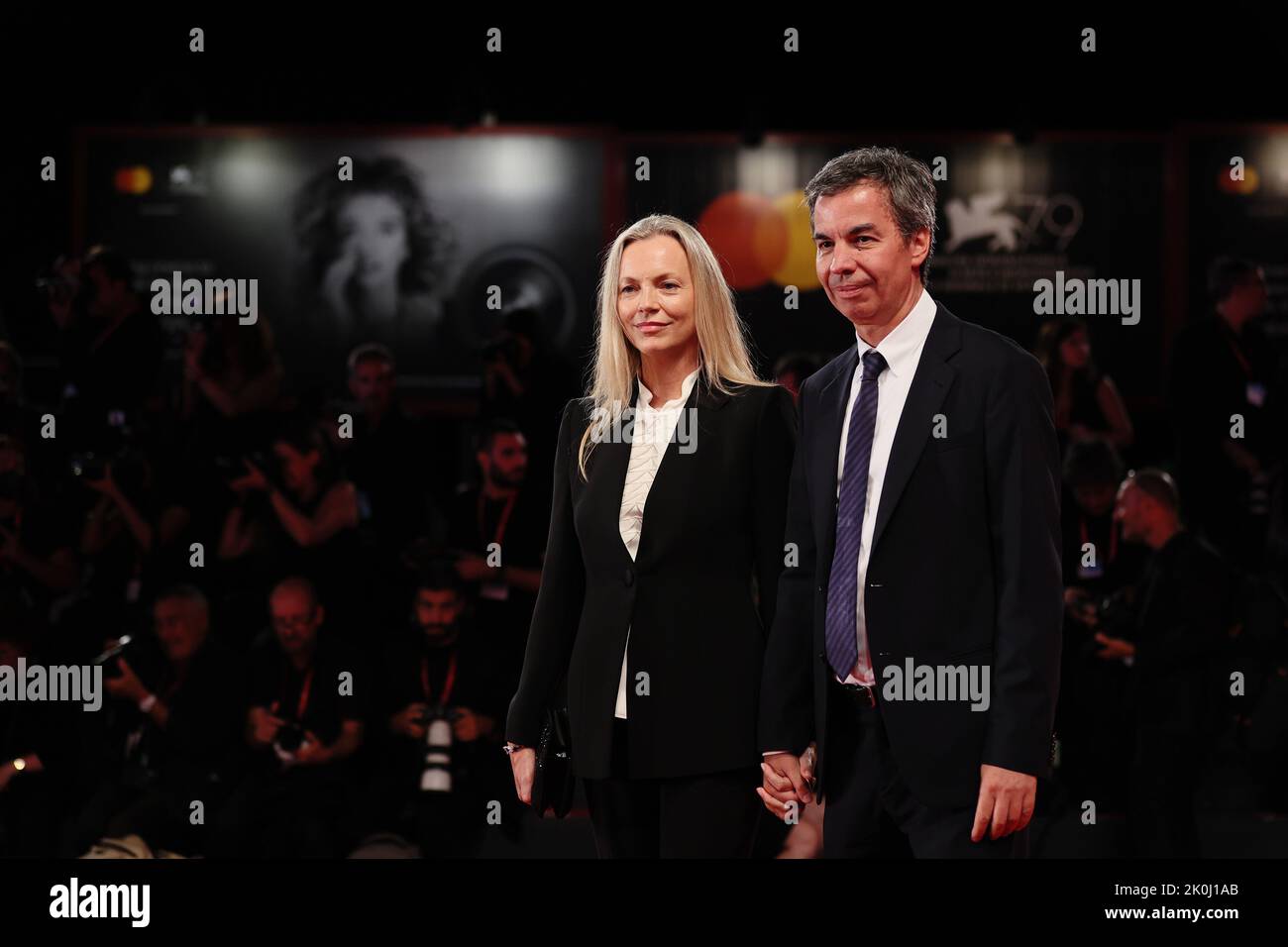 VENICE, ITALY - SEPTEMBER 10: Festival hostess Rocio Munoz Morales and ...