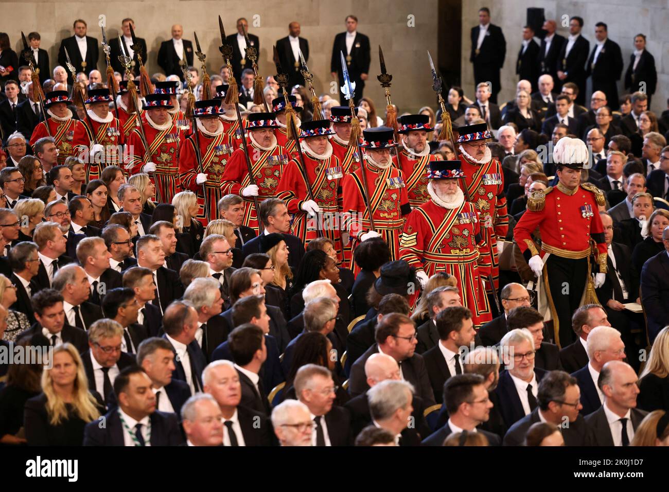 The King's Body Guard of the Yeomen of the Guard ahead of the arrival ...