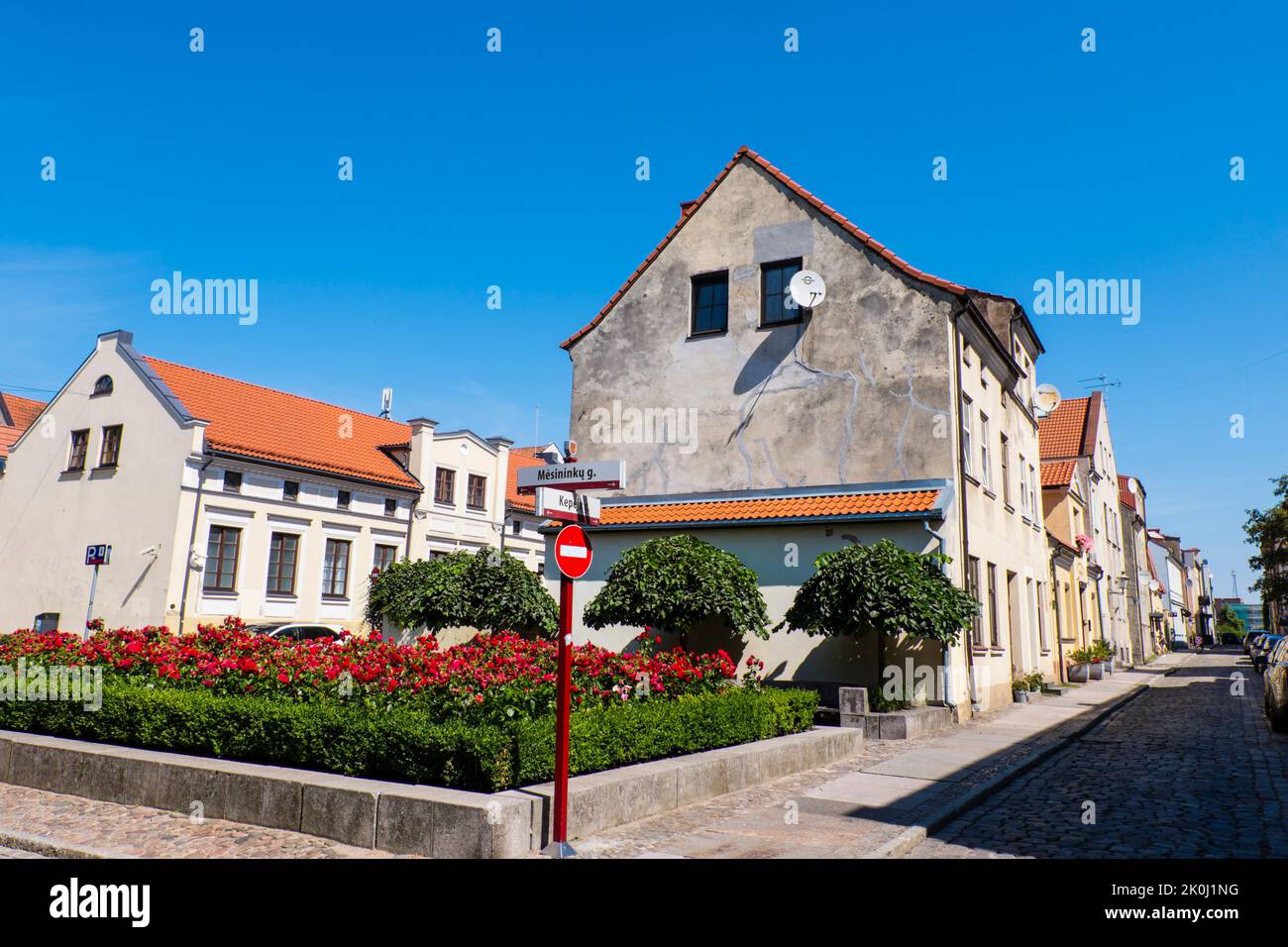 Kepeju gatve, old town, Klaipeda, Lithuania Stock Photo - Alamy